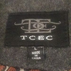 TCEC | Jackets & Coats | Tcec Faux Leather Wool Blazer | Poshmark
